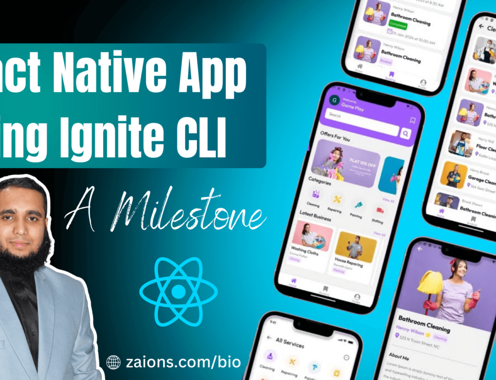 How to Setup a React Native Project with CLI - Zaions How to Setup a React Native Project with CLI - Zaions